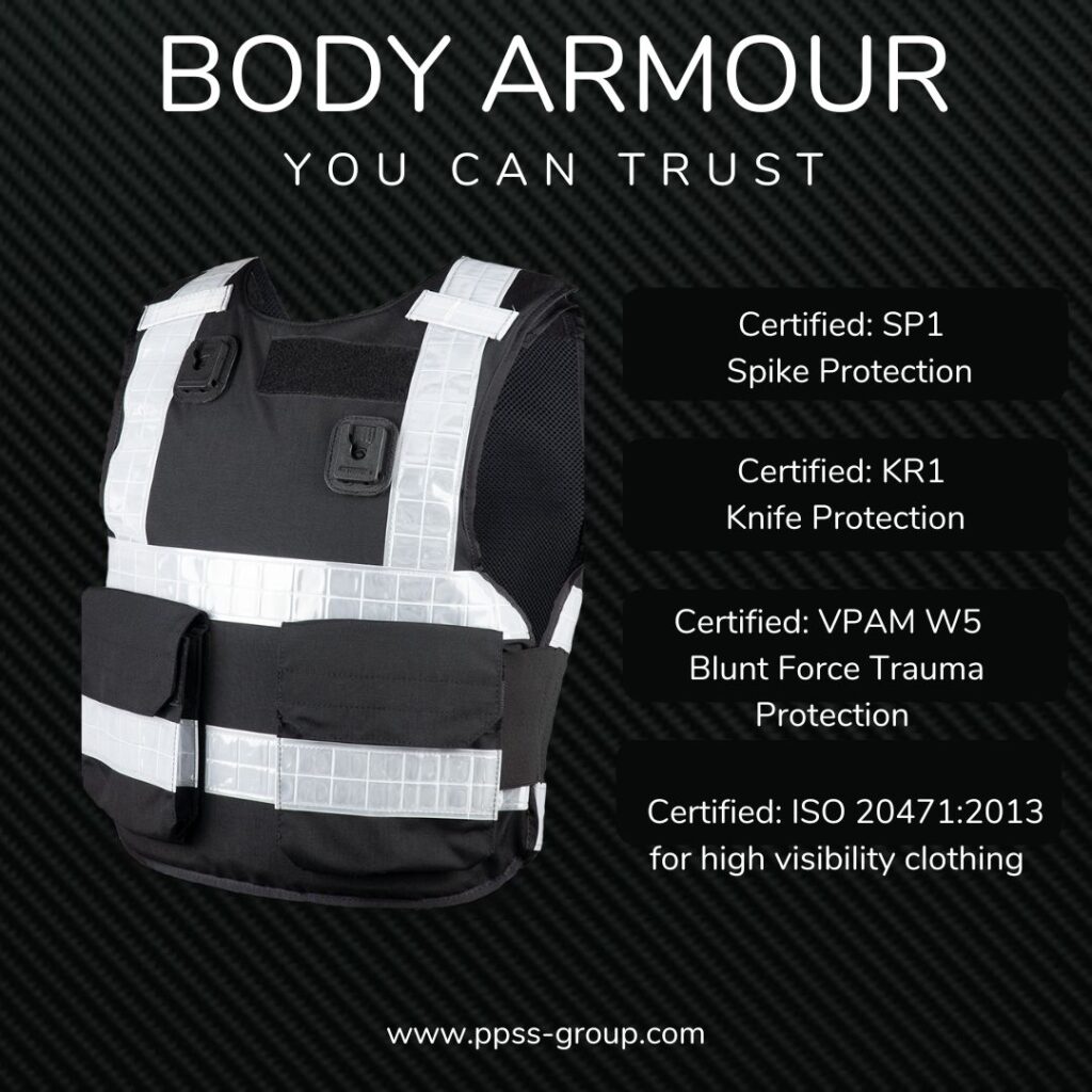 Stab Resistant Vests KR1/SP1 | PPSS Group Stab Resistant Body Armour